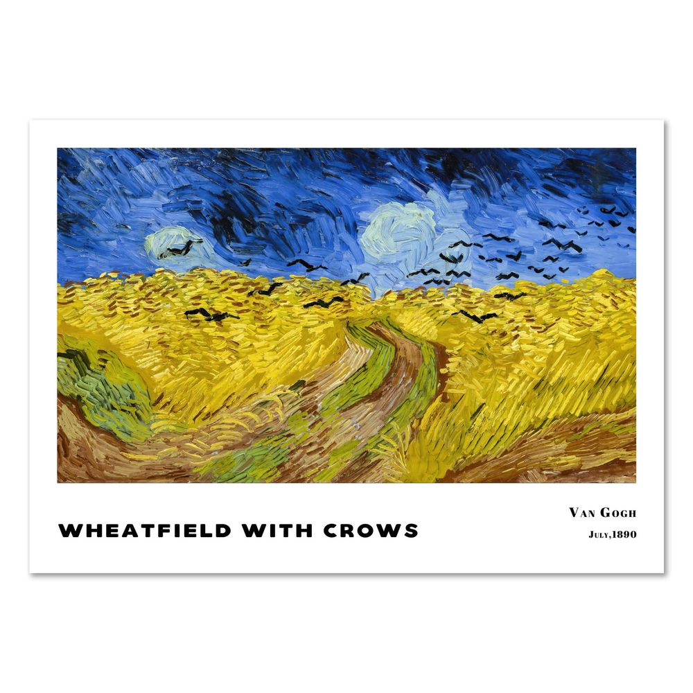 Wheatfield with Crows by Van Gogh : VeeArt