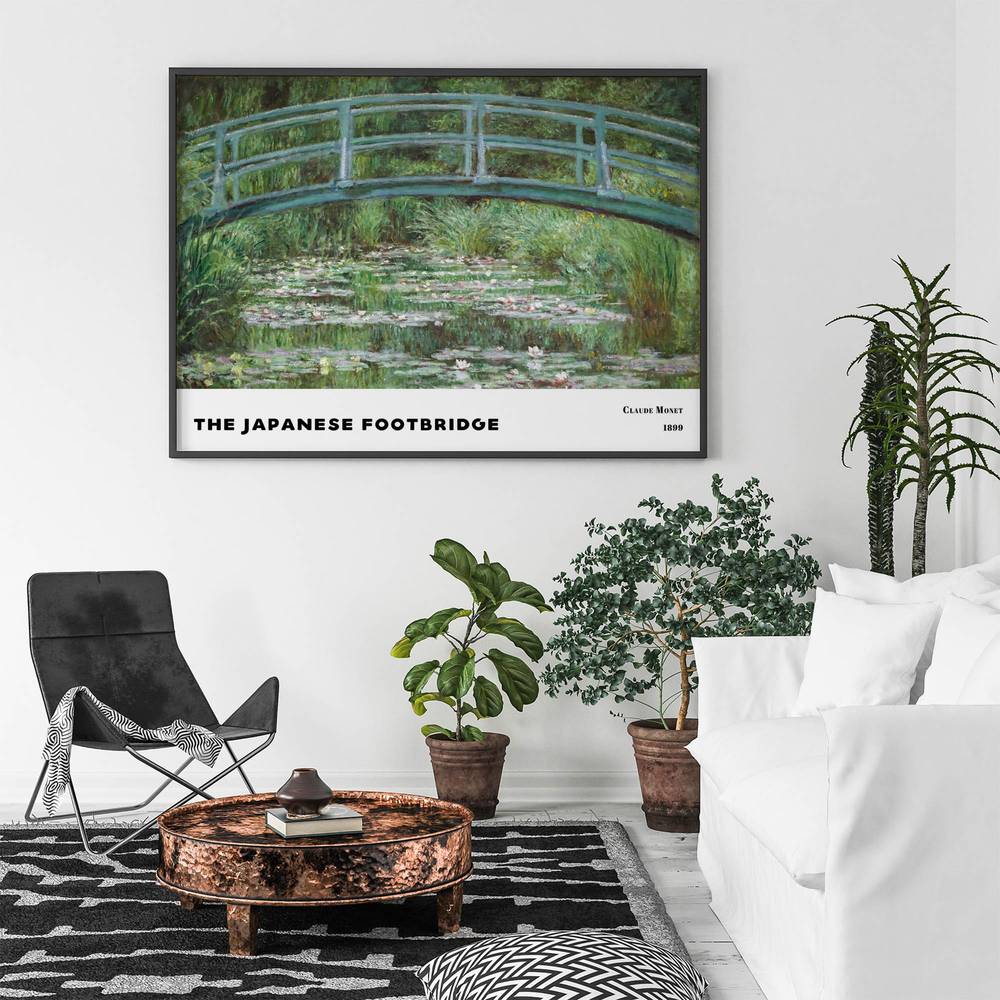 The Japanese Footbridge by Claude Monet : VeeArt