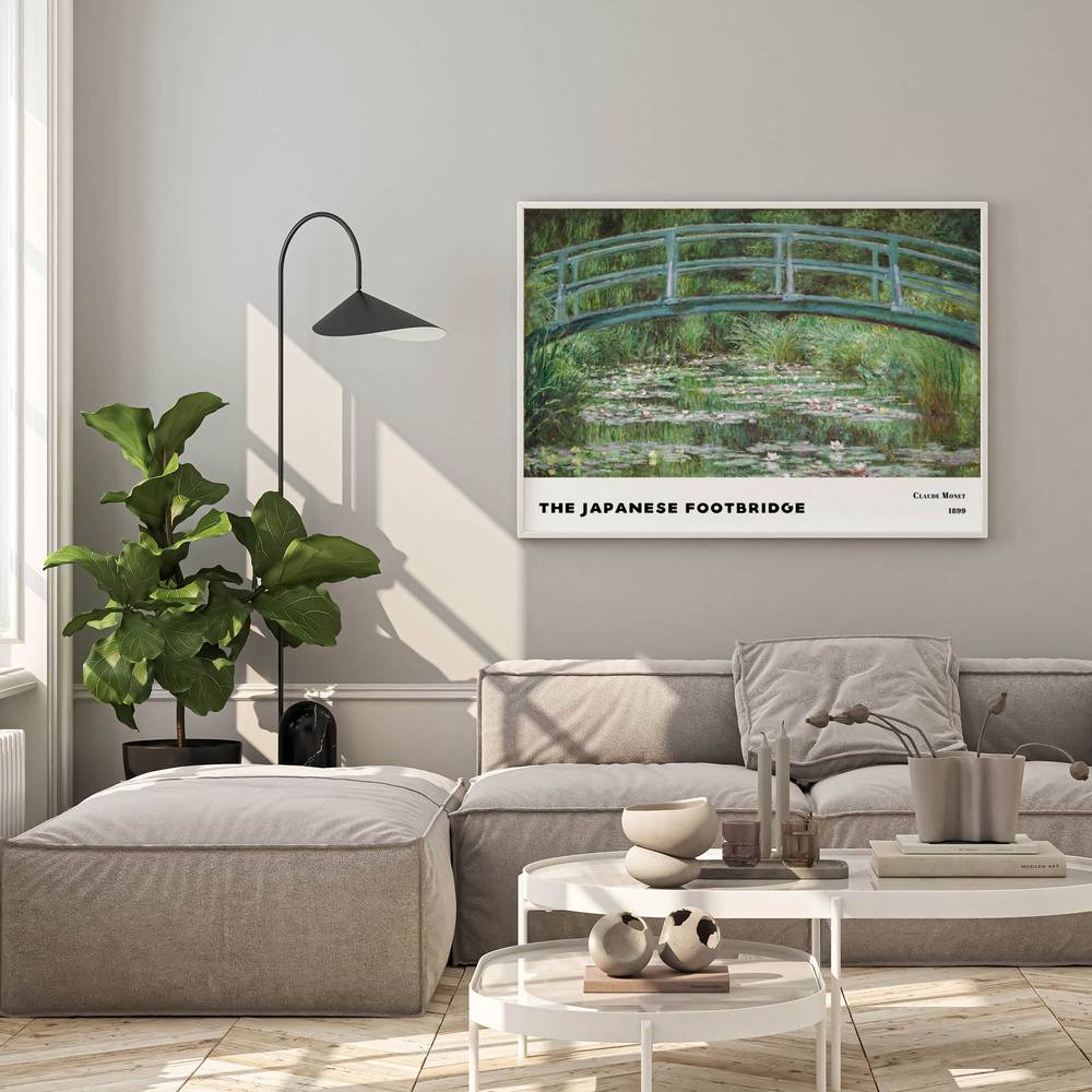 The Japanese Footbridge by Claude Monet : VeeArt