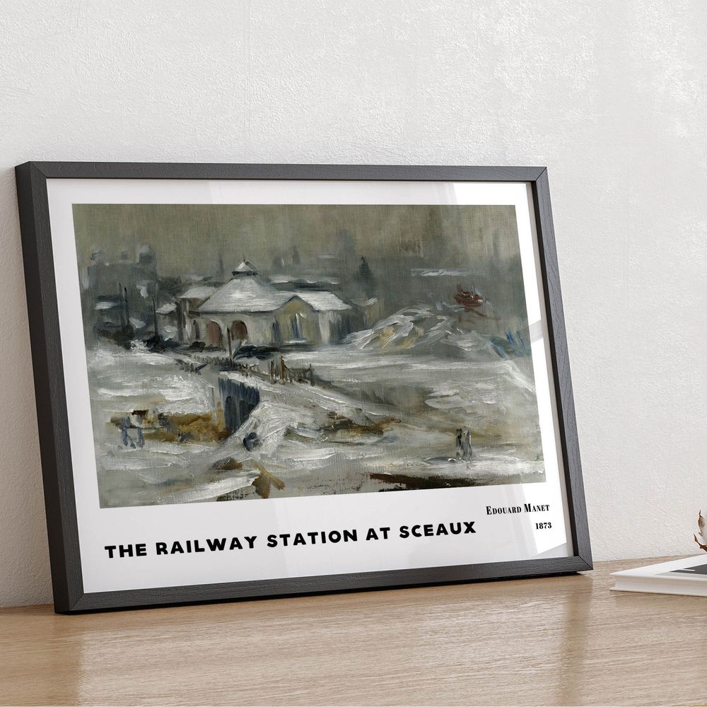 Manet Railway The Railway Station At Sceaux By Edouard Manet : VeeArt
