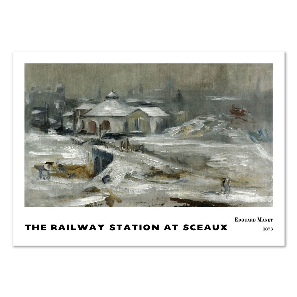 Manet Railway The Railway Station At Sceaux By Edouard Manet : VeeArt