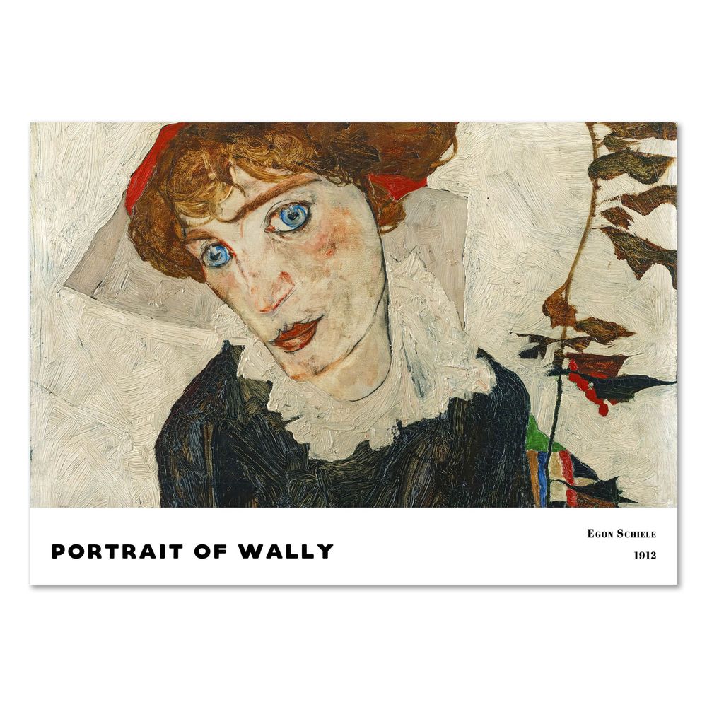 Portrait of Wally by Egon Schiele : VeeArt